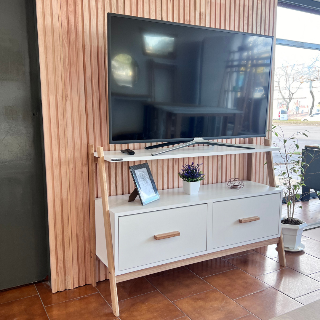 Rack Tv 2 cajones - Mardelmuebles